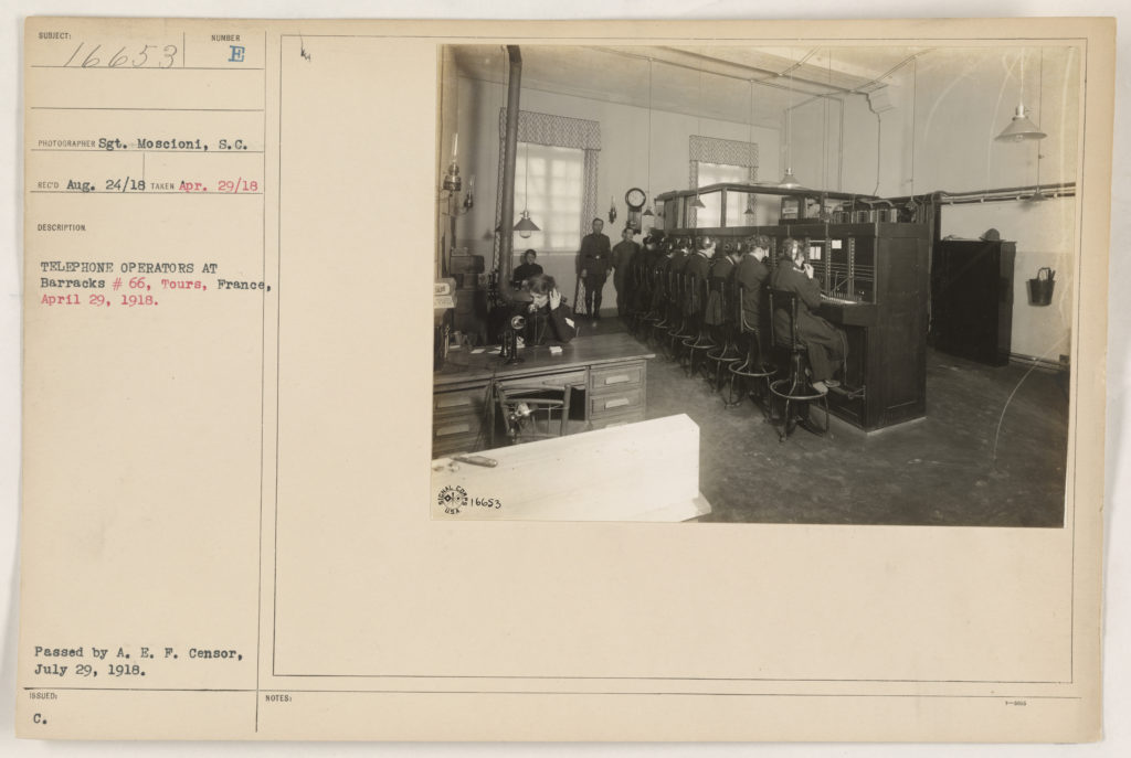“Hello Girls” – Women Telephone Operators during WWI – The Unwritten Record