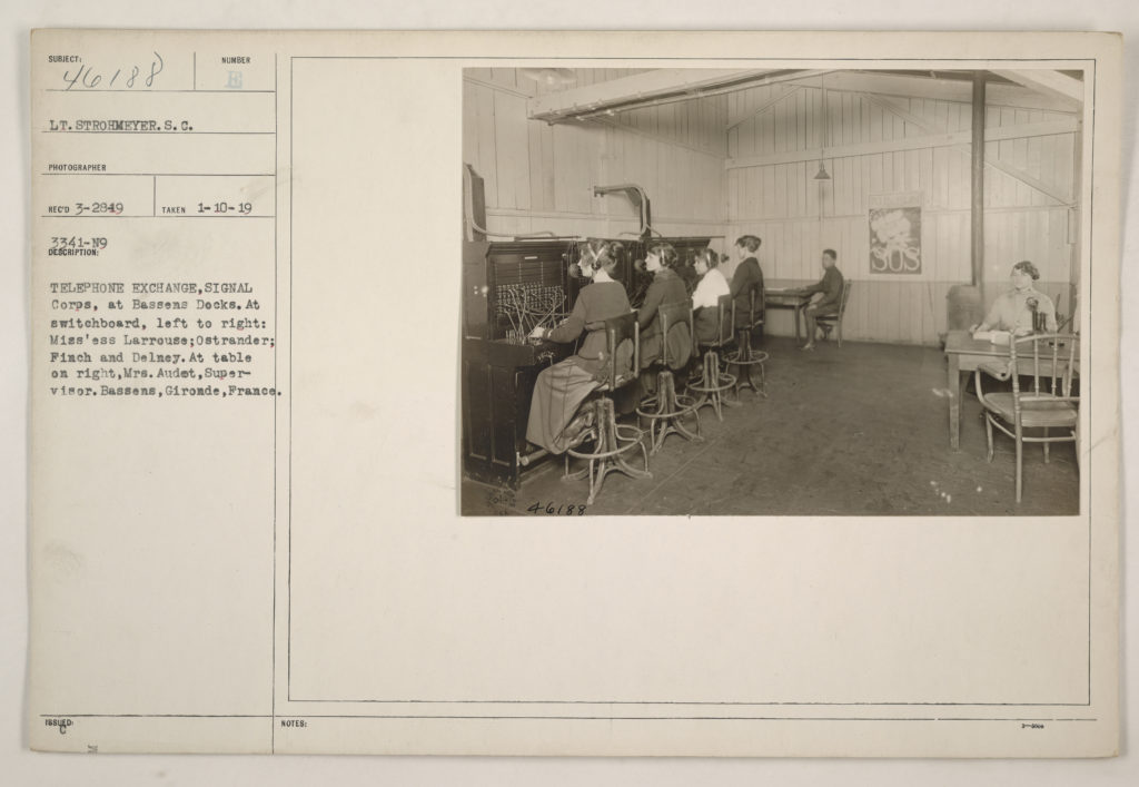 “Hello Girls” – Women Telephone Operators during WWI – The Unwritten Record