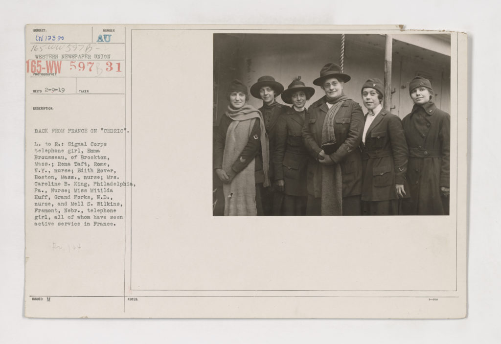 “Hello Girls” – Women Telephone Operators during WWI – The Unwritten Record