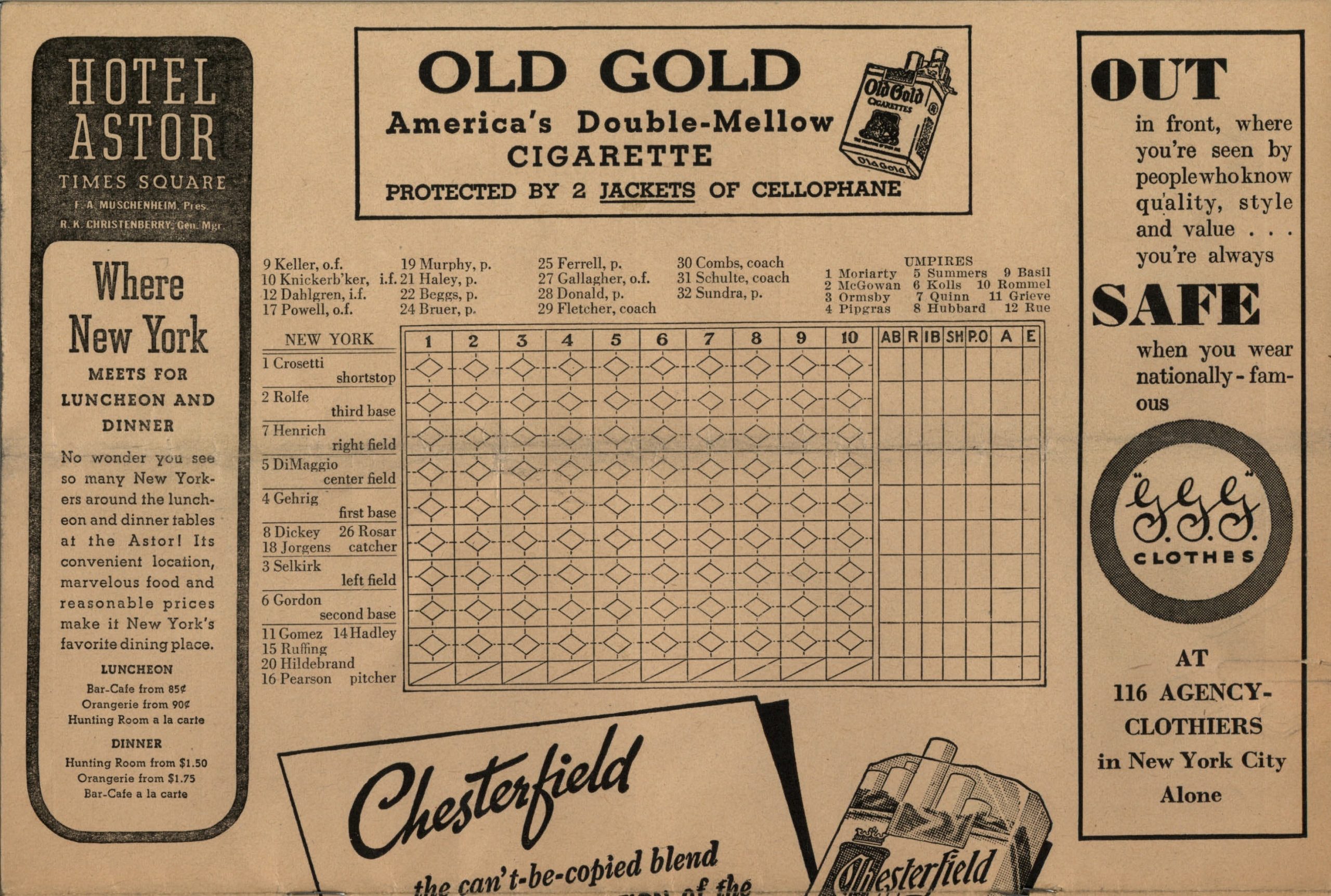 Baseball Program 6 – The Unwritten Record