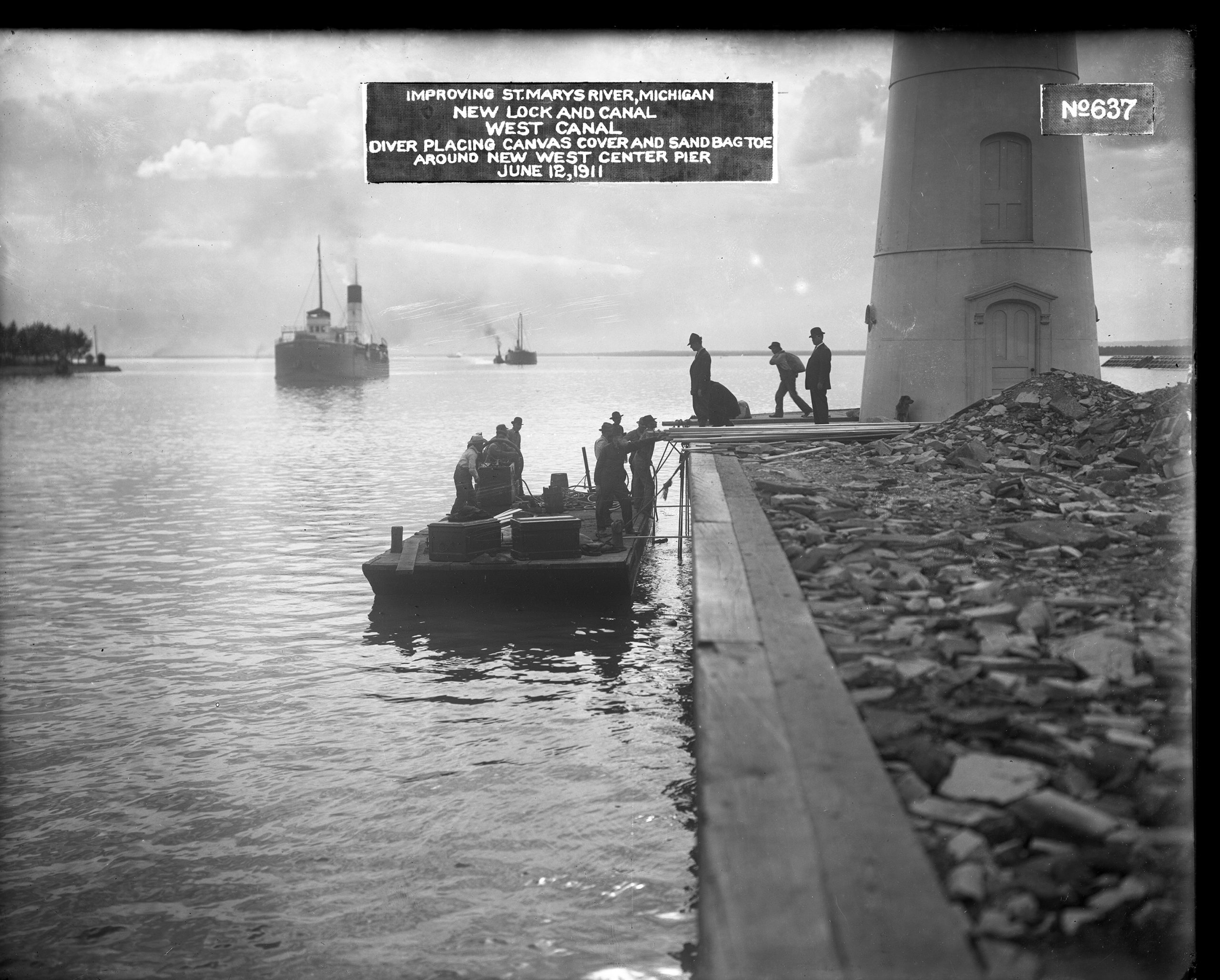 The Mighty Soo: Construction of the Locks at Sault Ste. Marie, Michigan ...