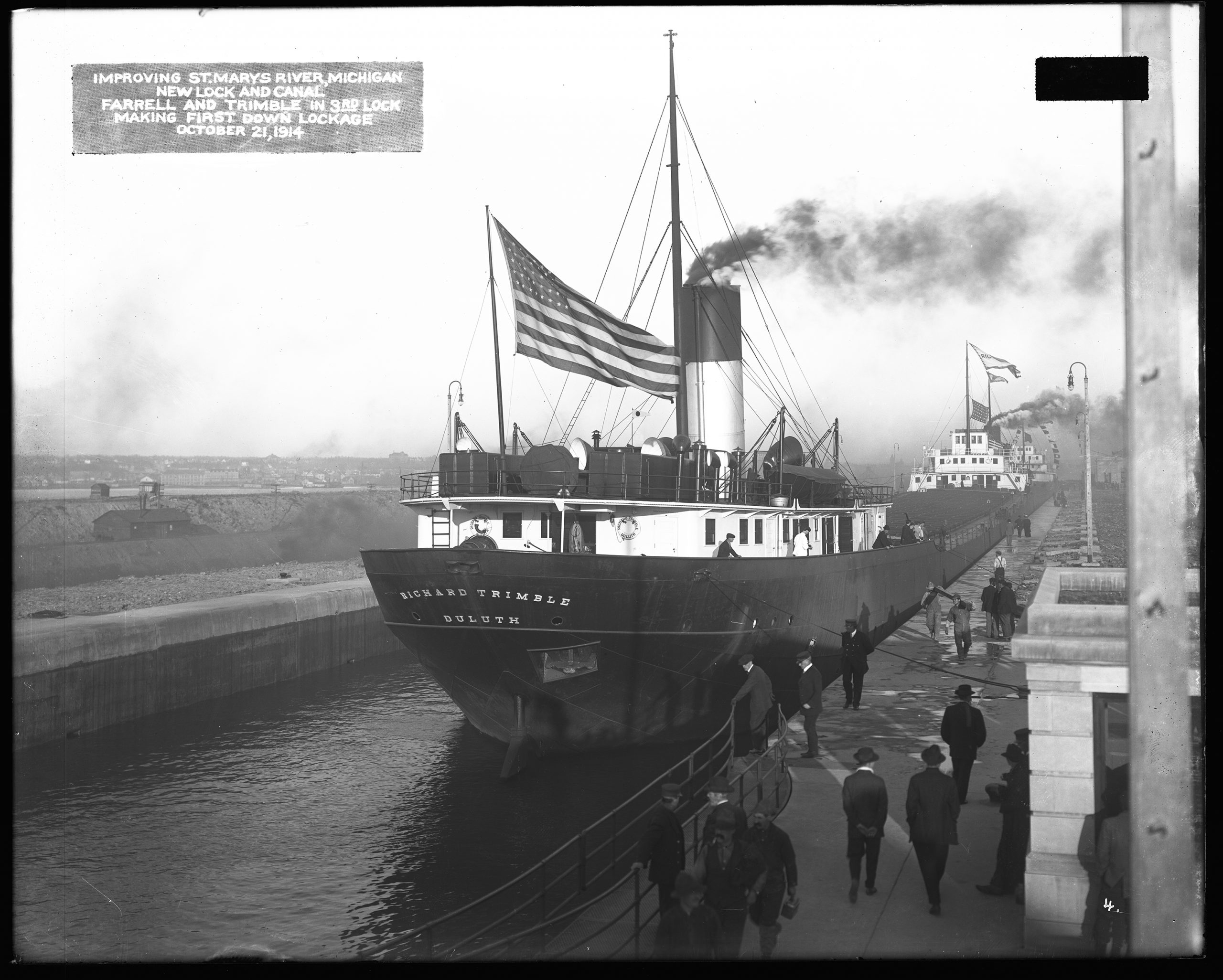 The Mighty Soo: Construction of the Locks at Sault Ste. Marie, Michigan ...