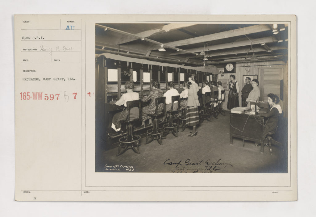 “Hello Girls” – Women Telephone Operators during WWI – The Unwritten Record