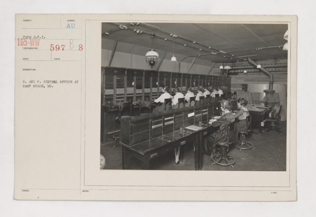 “Hello Girls” – Women Telephone Operators during WWI – The Unwritten Record