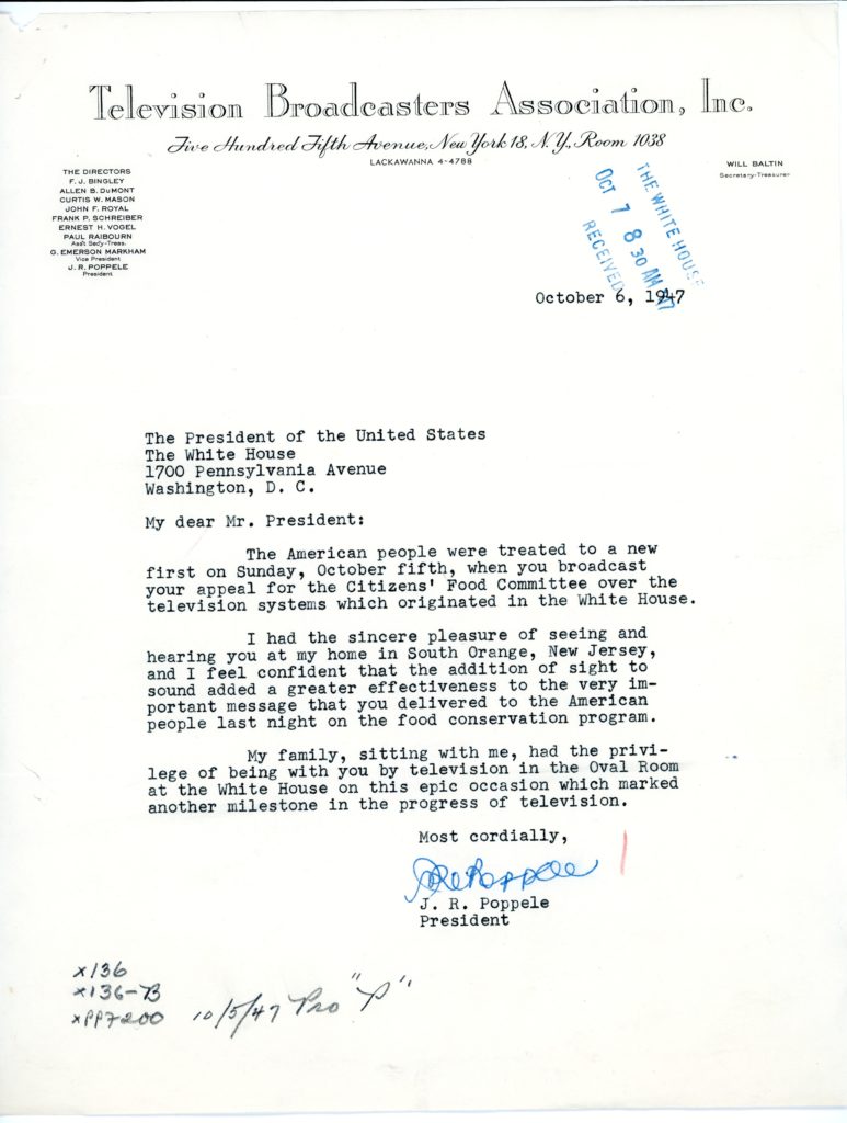 President Truman’s Media Milestone: The First Televised Speech from the ...